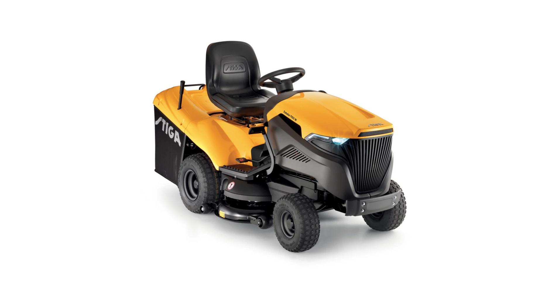 STIGA fűgyűjtős fűnyíró traktor ESTATE 7102W